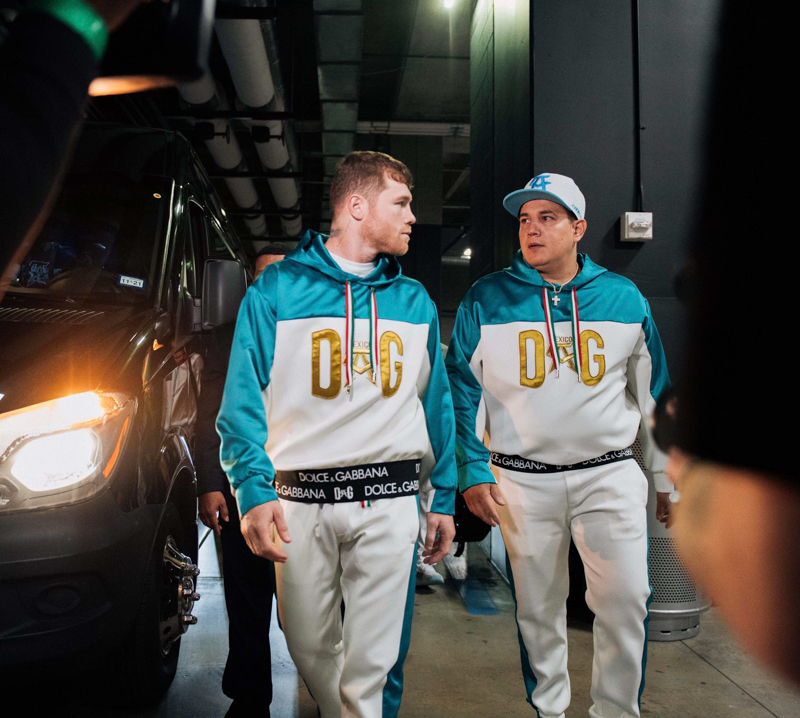 Saul "Canelo" Alvarez in Dolce&Gabbana