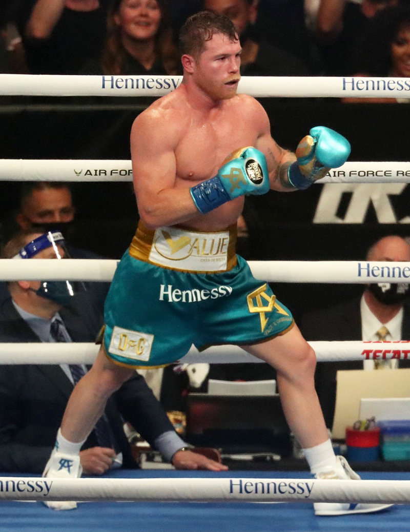 Saul "Canelo" Alvarez in Dolce&Gabbana